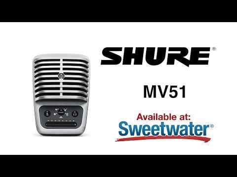 Shure MV51 USB Microphone Overview by Sweetwater