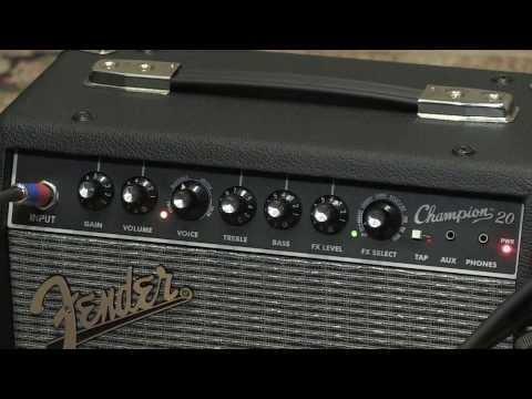 Fender Champion 20 Combo Amplifier Demo