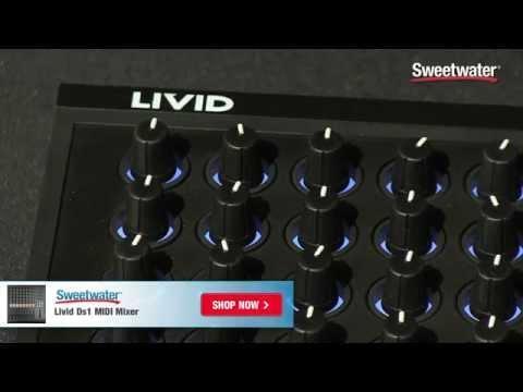 Livid Ds1 MIDI Mixer Control Surface Overview