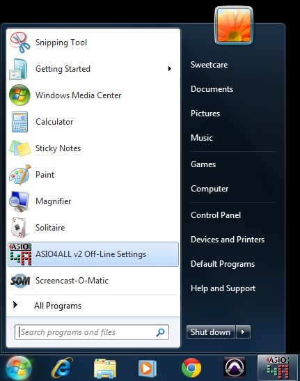 Asio4all Offline Settings