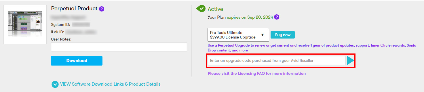 Avid Perpetual Upgrade Software Activation Instructions | Sweetwater