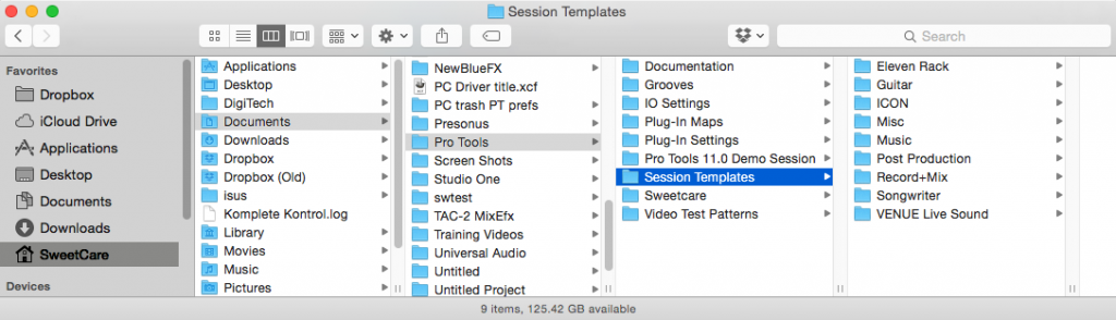 Where are my Pro Tools templates stored on my Mac? | Sweetwater