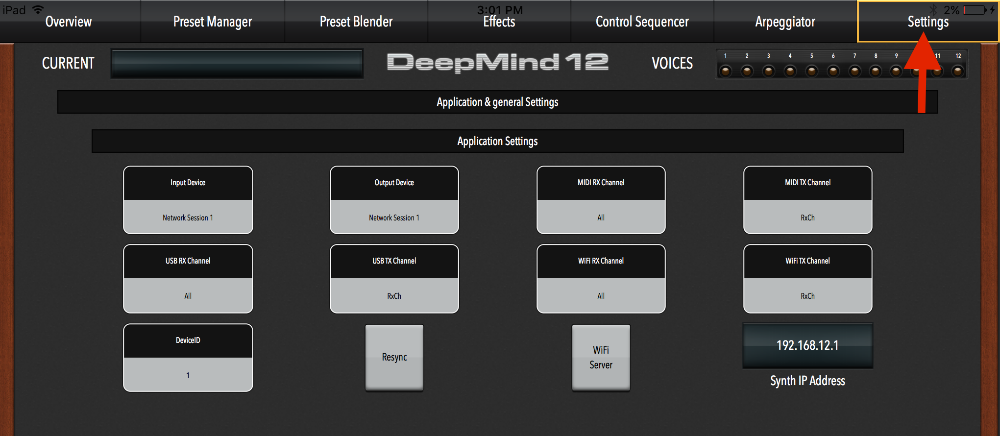 How do I setup my Deep Mind 12 and my iPad via Wi-Fi? | Sweetwater