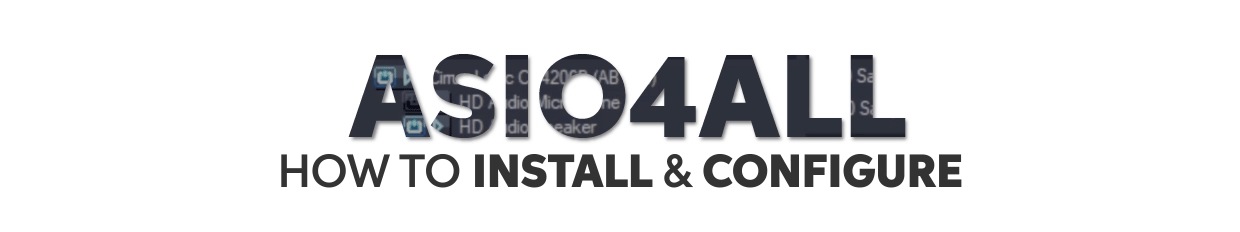 Asio4all Offline Settings