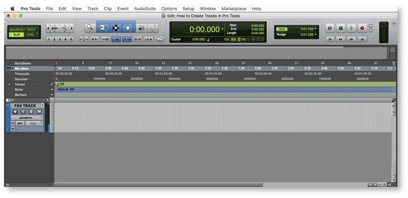How to Create Tracks in Pro Tools | Sweetwater
