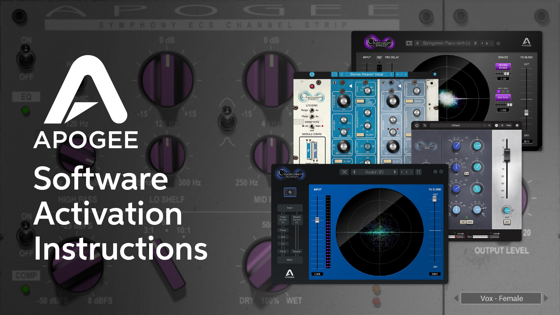 Apogee Software Activation Instructions | Sweetwater