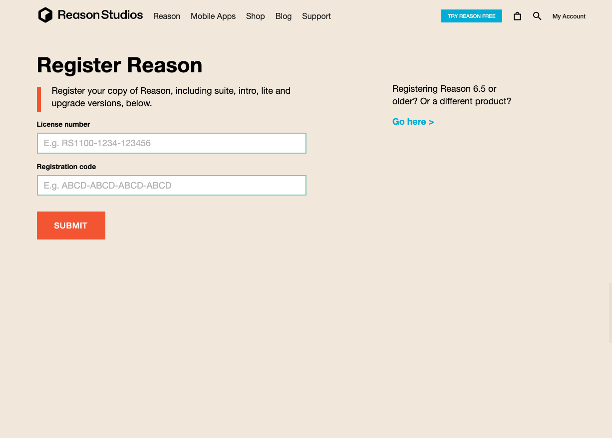Reason Studios Software Activation Instructions | Sweetwater