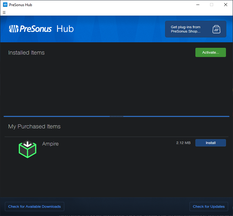 PreSonus Add-On Software Activation Instructions | Sweetwater