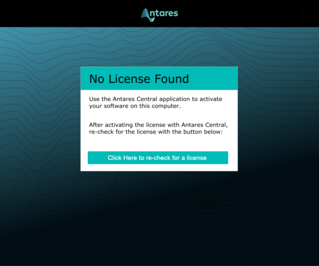 My Antares Plug-in Has a License Error | Sweetwater