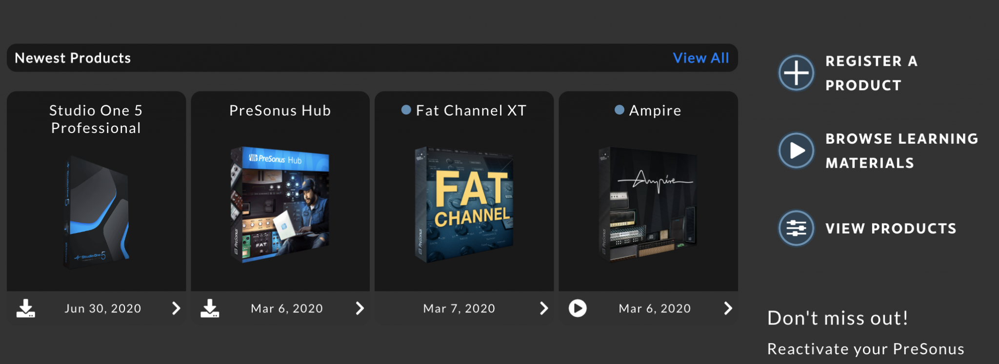 PreSonus Studio One Hybrid Software Activation Instructions | Sweetwater