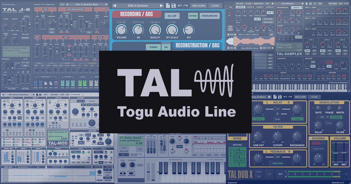 TAL Software Activation Instructions | Sweetwater