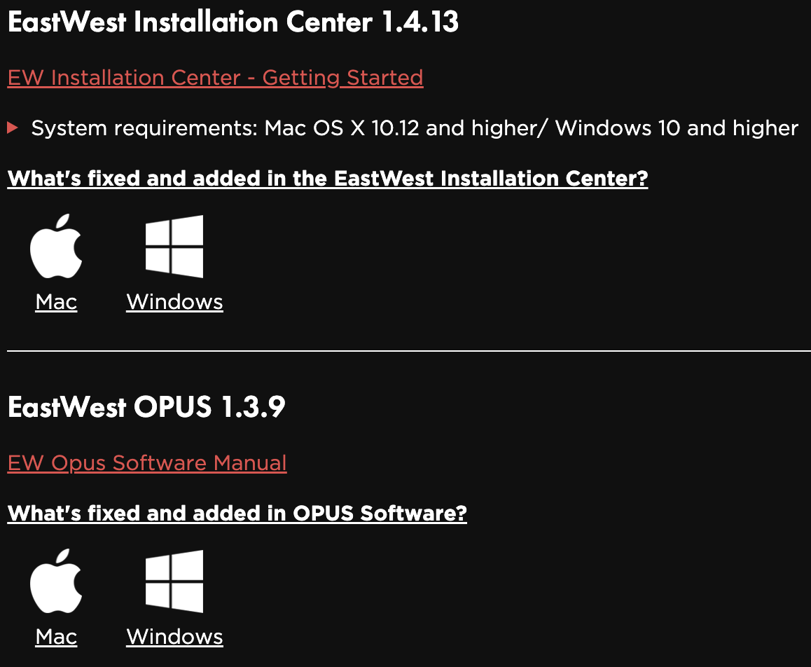 EastWest Software Activation Instructions | Sweetwater