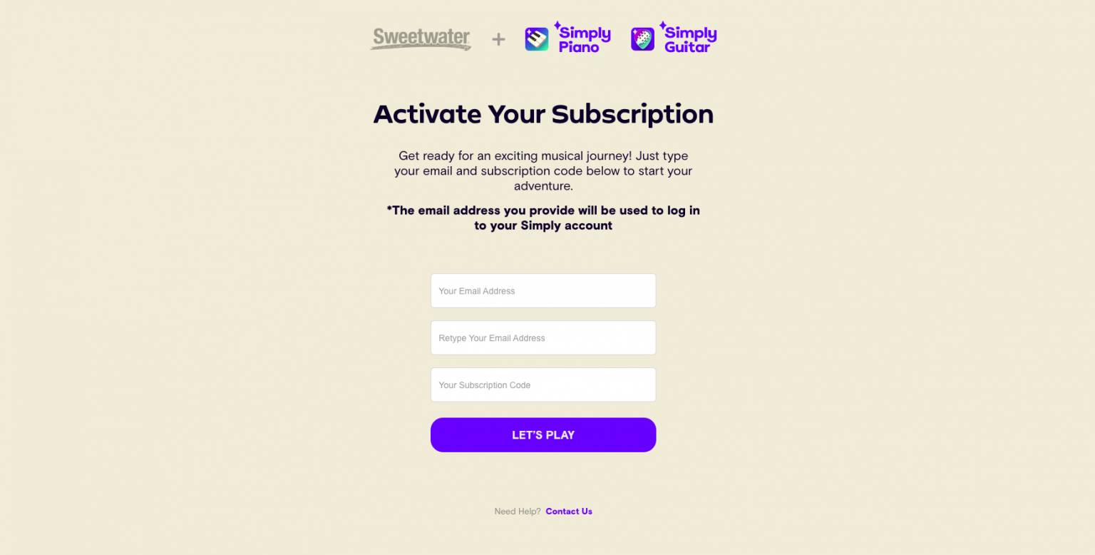 Simply Software Activation Instructions | Sweetwater