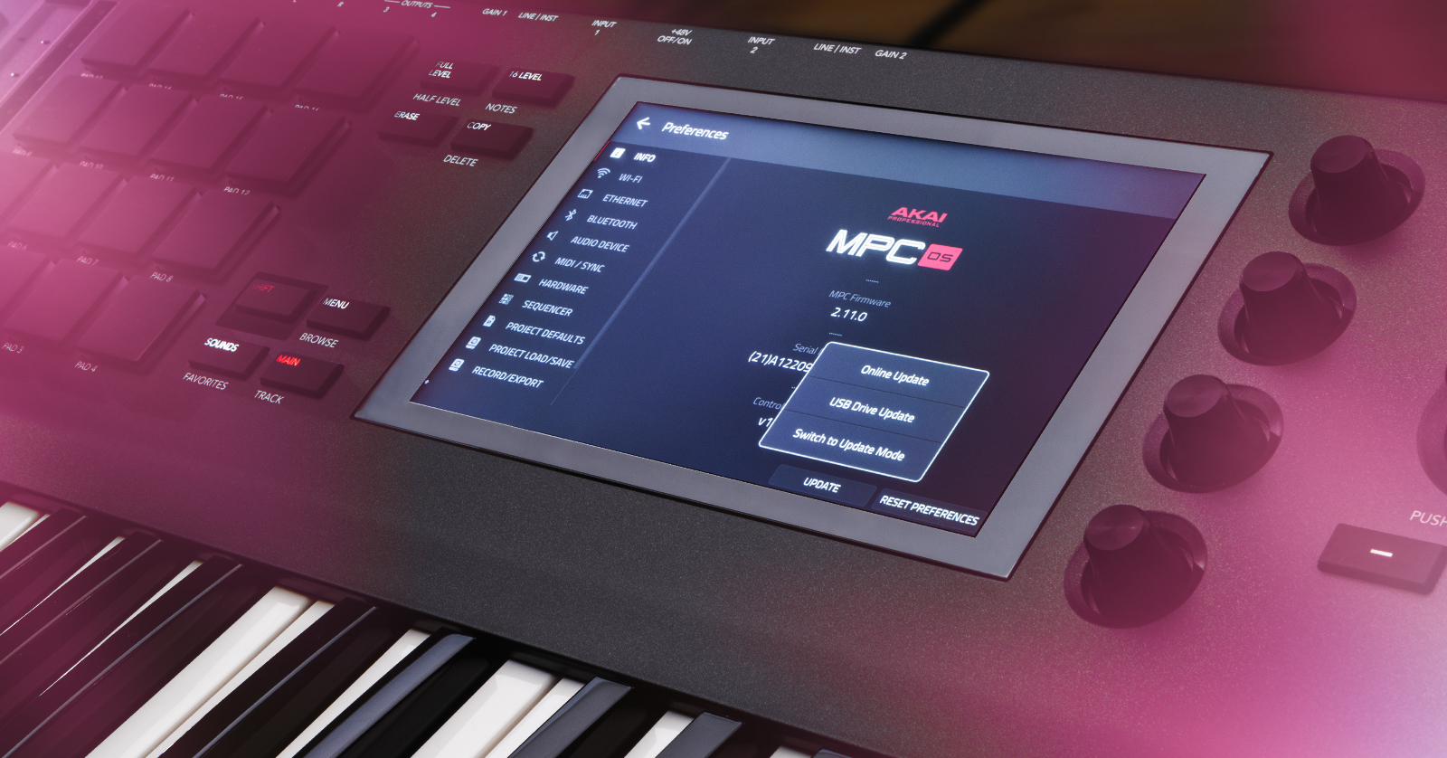 Akai MPC Key 61 Firmware Update Guide | Sweetwater