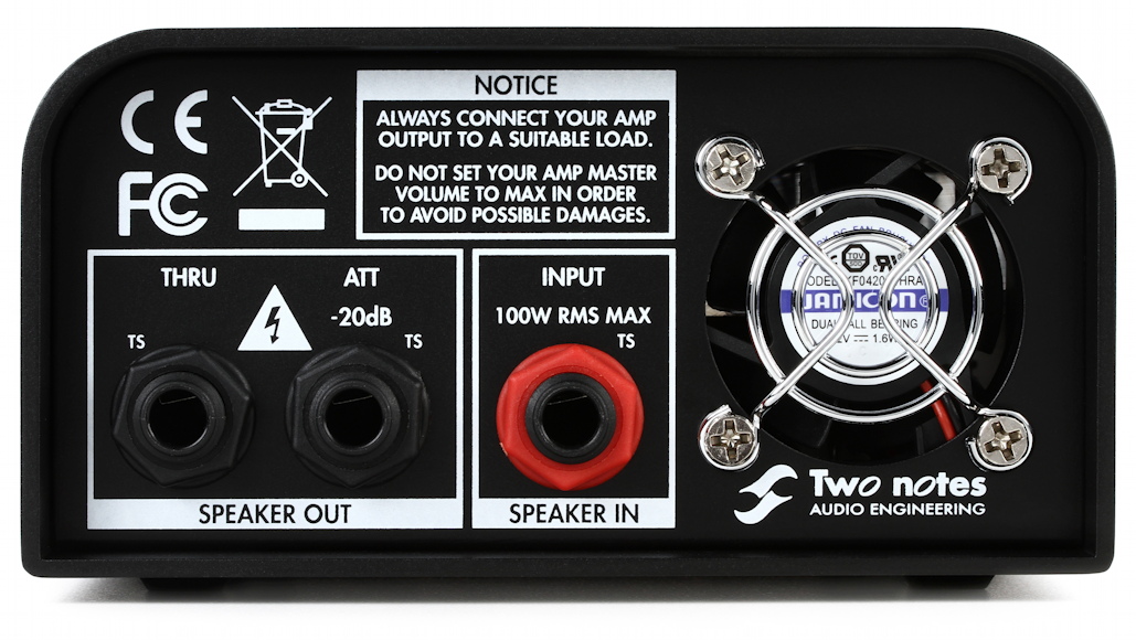 Two Notes Torpedo Captor Reactive Loadbox Quickstart Guide | Sweetwater