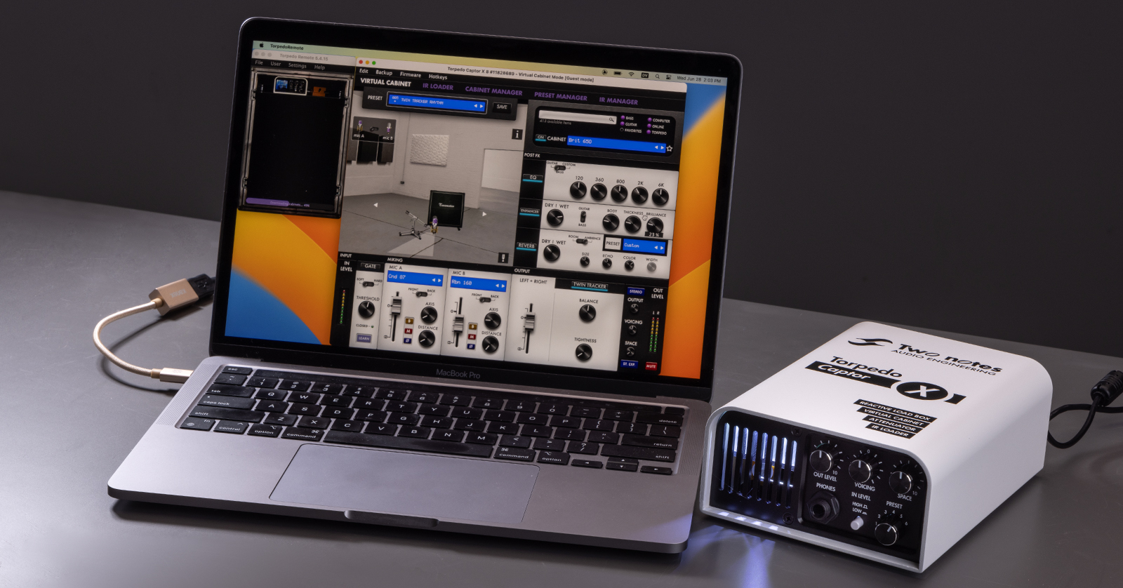 Two Notes Torpedo Captor X Reactive Loadbox Quickstart Guide | Sweetwater