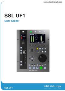 SSL UF1 Quickstart Guide | Sweetwater