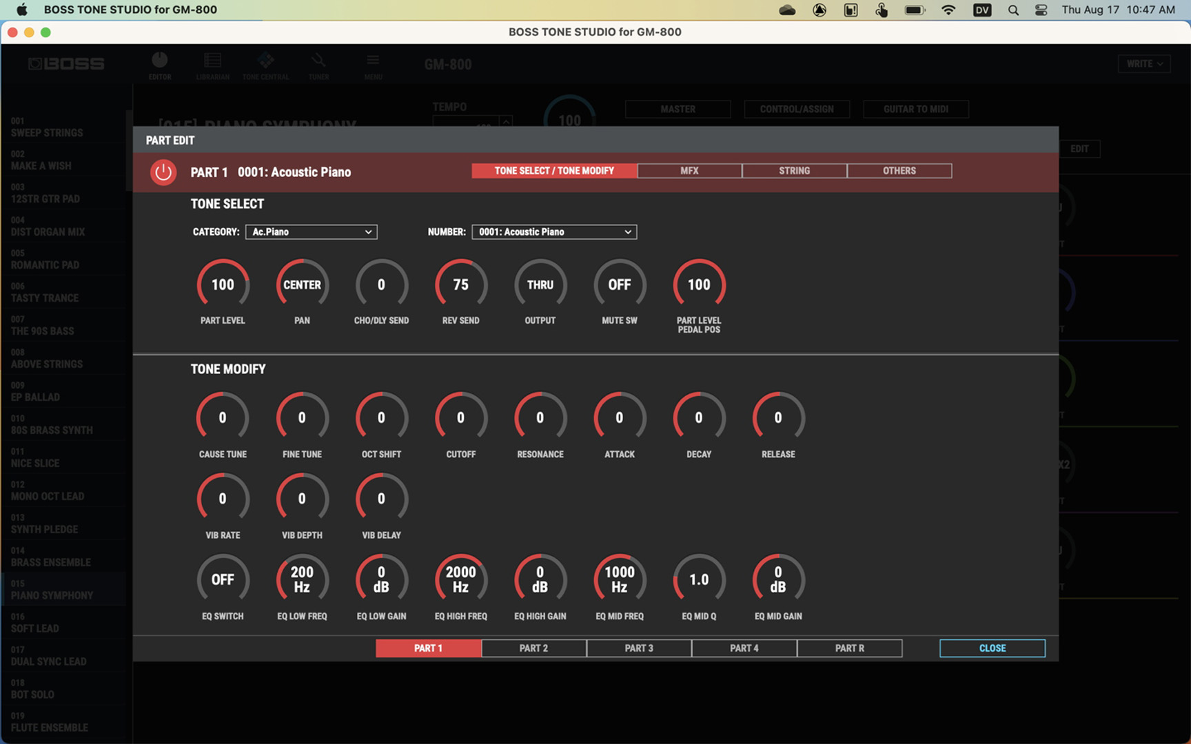 BOSS GM-800 Guitar Synthesizer Quickstart Guide | Sweetwater