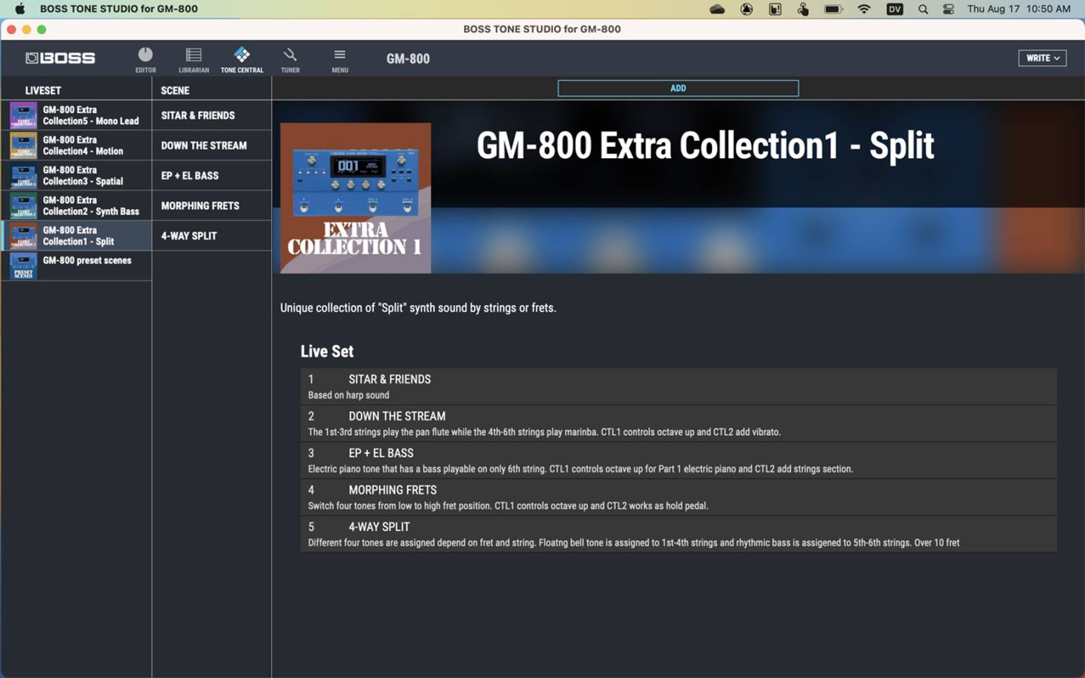 BOSS GM-800 Guitar Synthesizer Quickstart Guide | Sweetwater