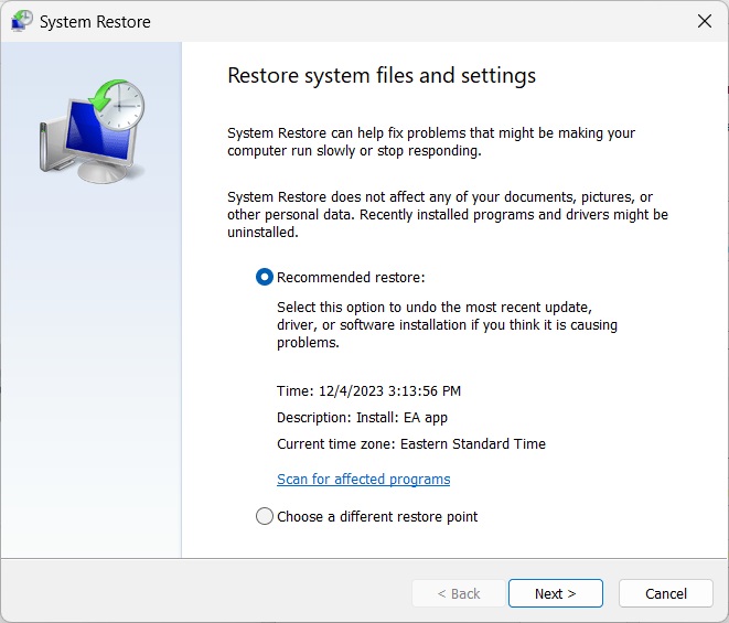 How to Use System Restore on Windows 10 | Sweetwater