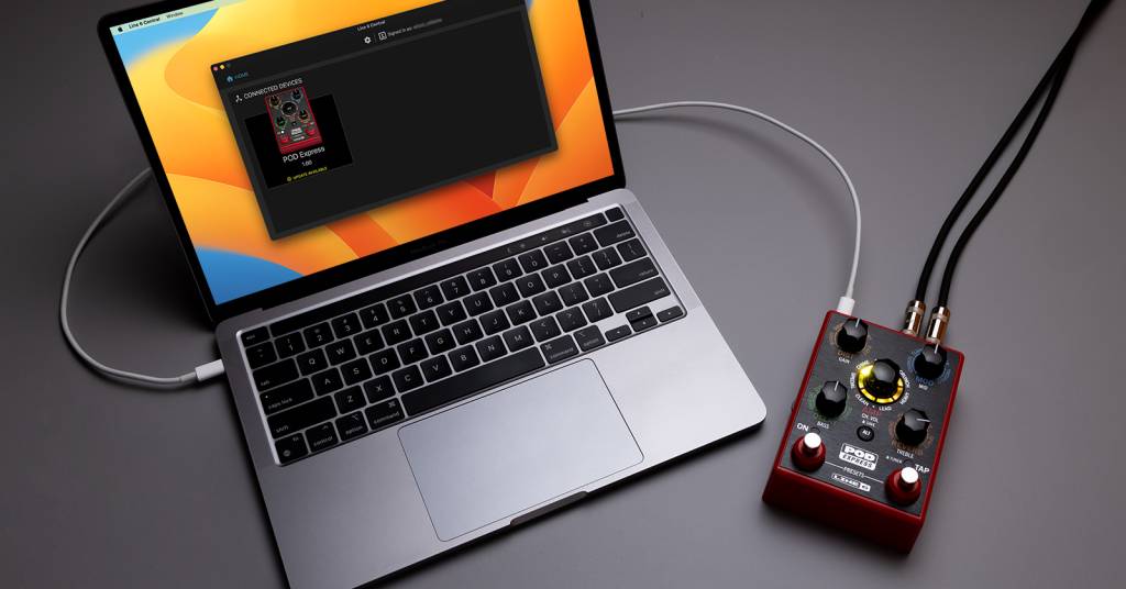 Line 6 POD Express Guitar and POD Express Bass Firmware Update | Sweetwater