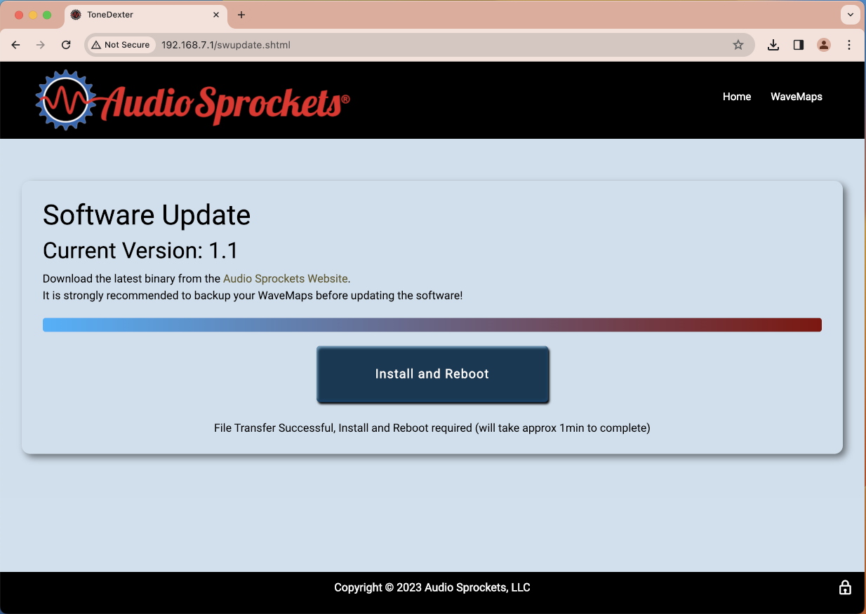 Audio Sprockets ToneDexter II Firmware Update Guide | Sweetwater
