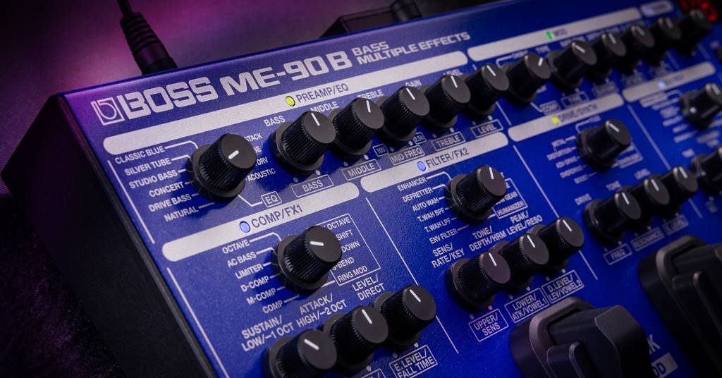 BOSS ME-90B Bass Multi-Effects Pedal Quickstart Guide | Sweetwater