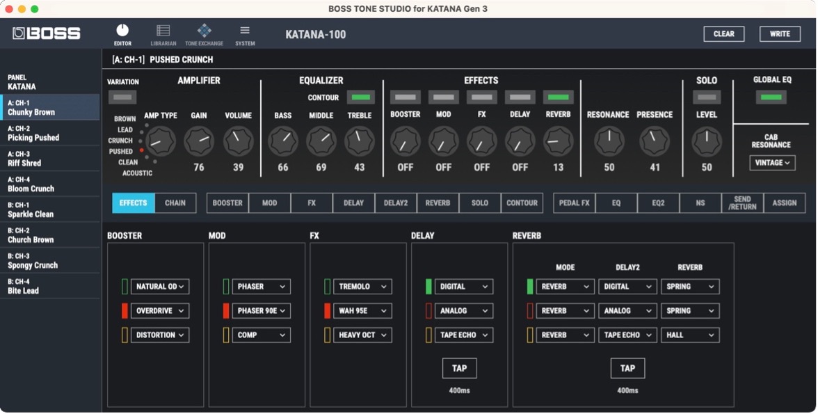 BOSS Tone Studio for Katana Gen 3 Quickstart Guide | Sweetwater