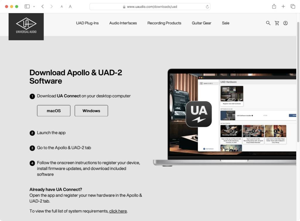 Universal Audio Apollo, UAD-2 Satellite, and Arrow Setup Guide | Sweetwater