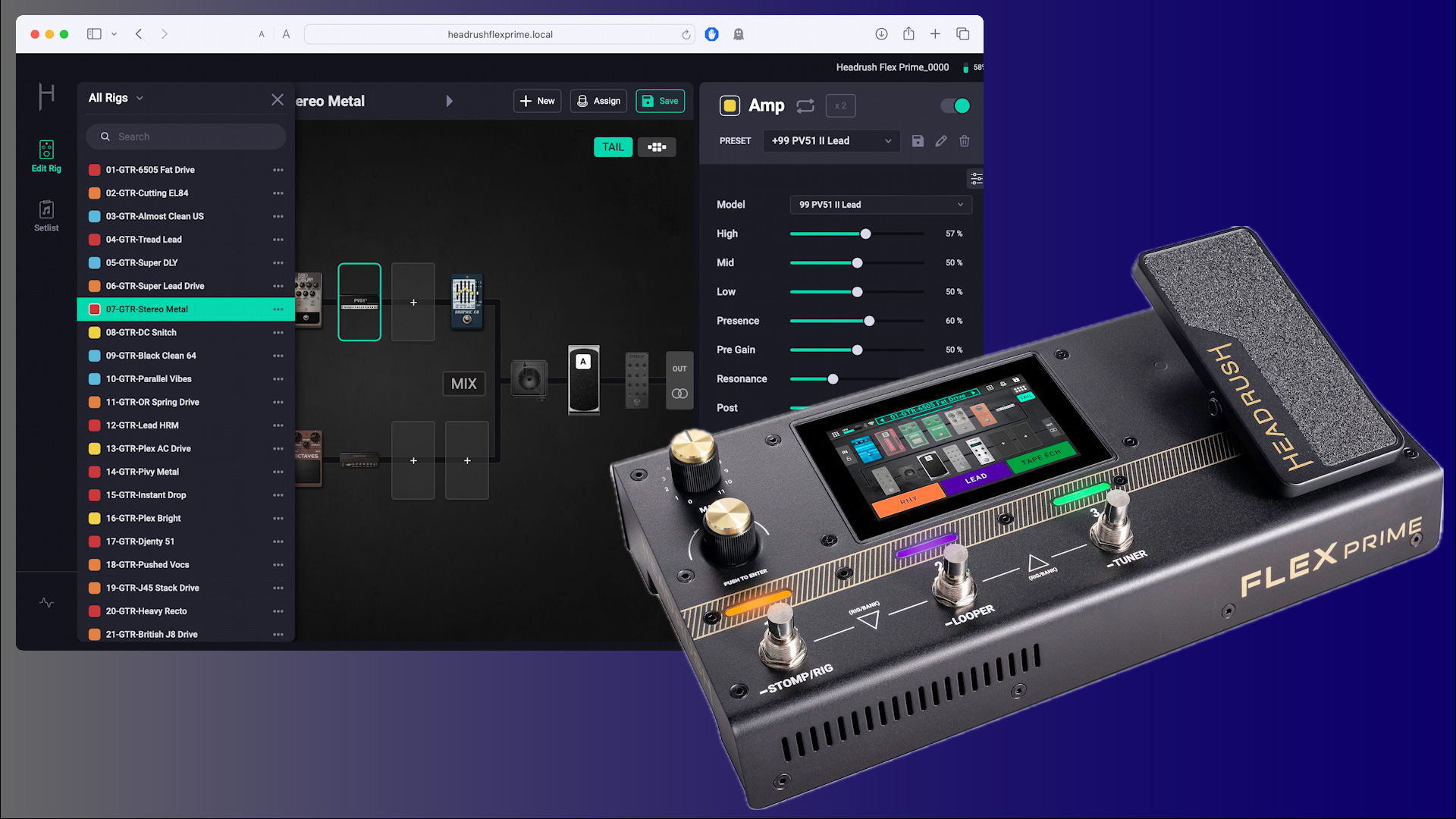 HeadRush Remote Editor Quickstart Guide | Sweetwater