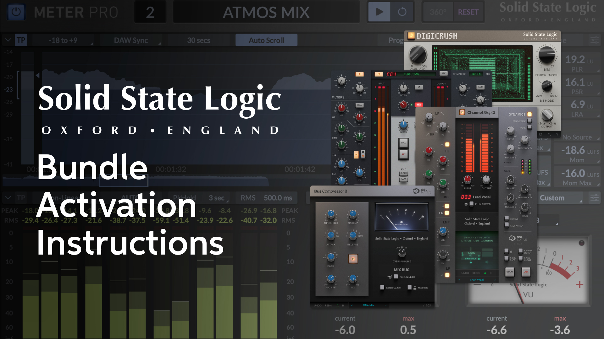 Solid State Logic Bundle Activation Instructions | Sweetwater