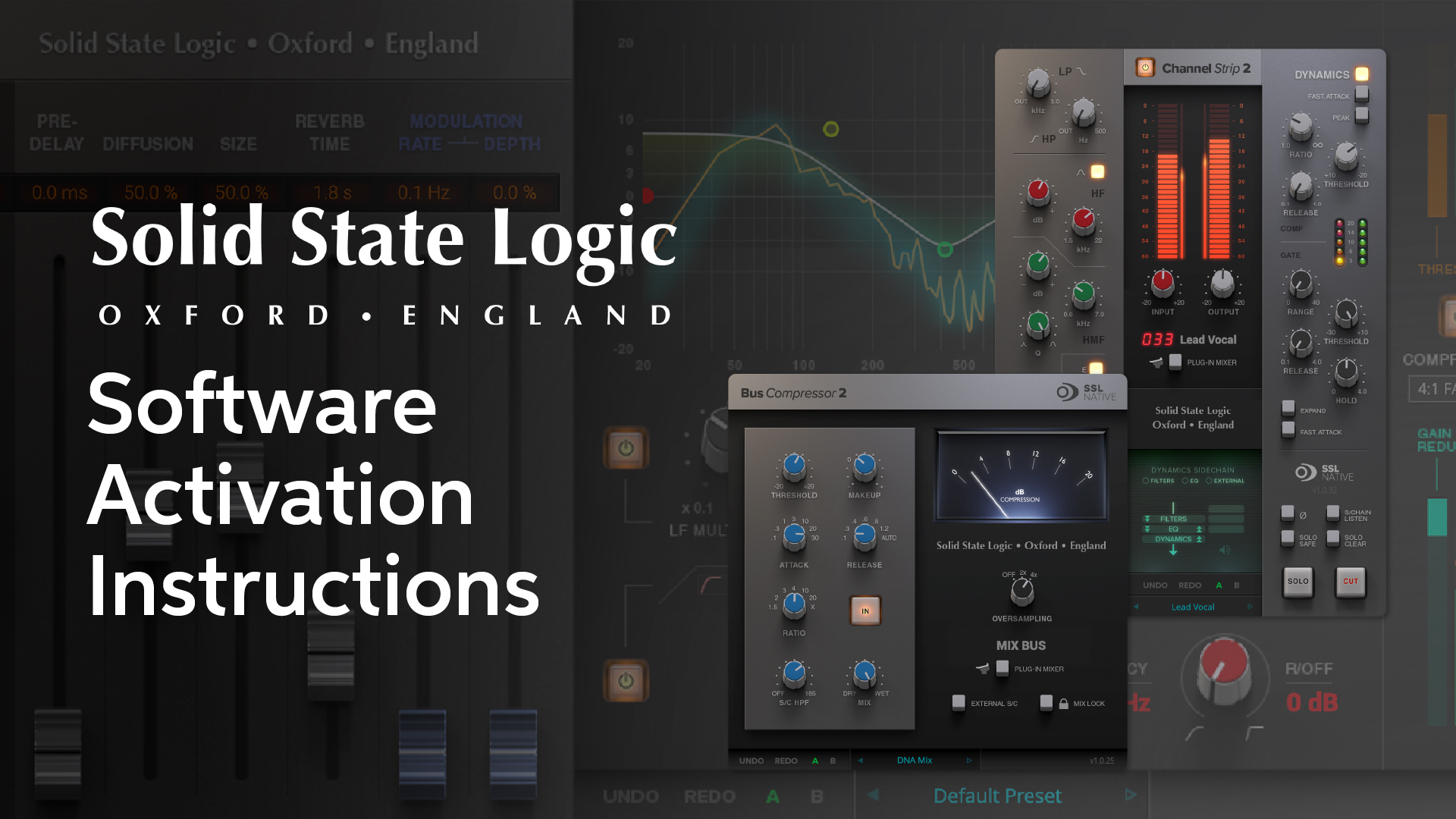 Solid State Logic Software Activation Instructions | Sweetwater
