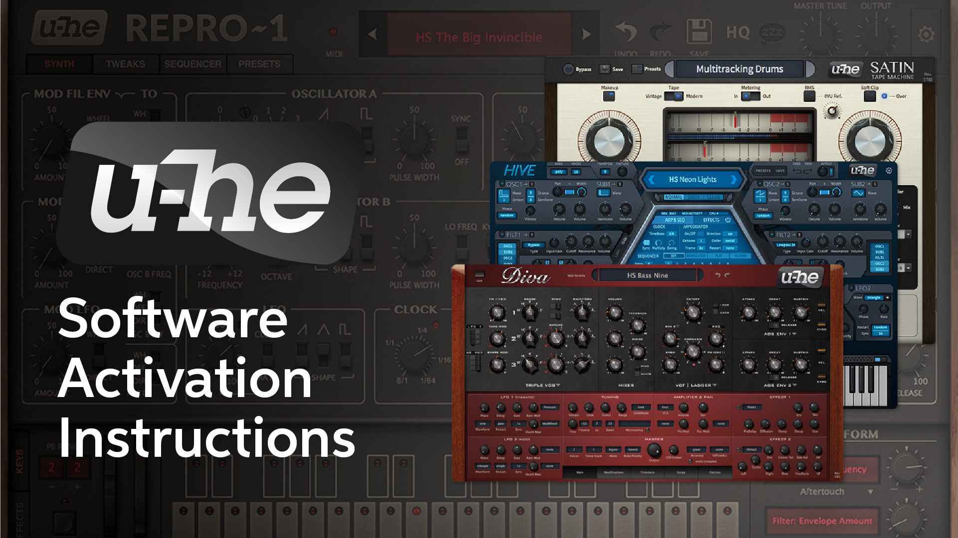 U-he Software Activation Instructions | Sweetwater