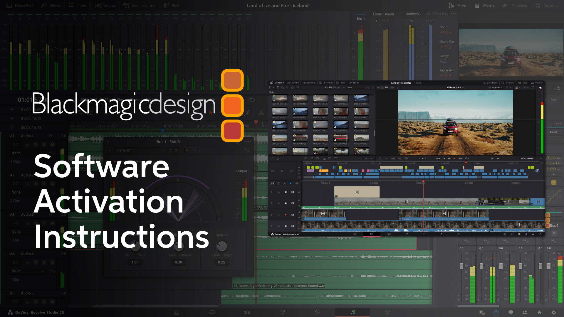 Blackmagic Design Software Activation Instructions | Sweetwater