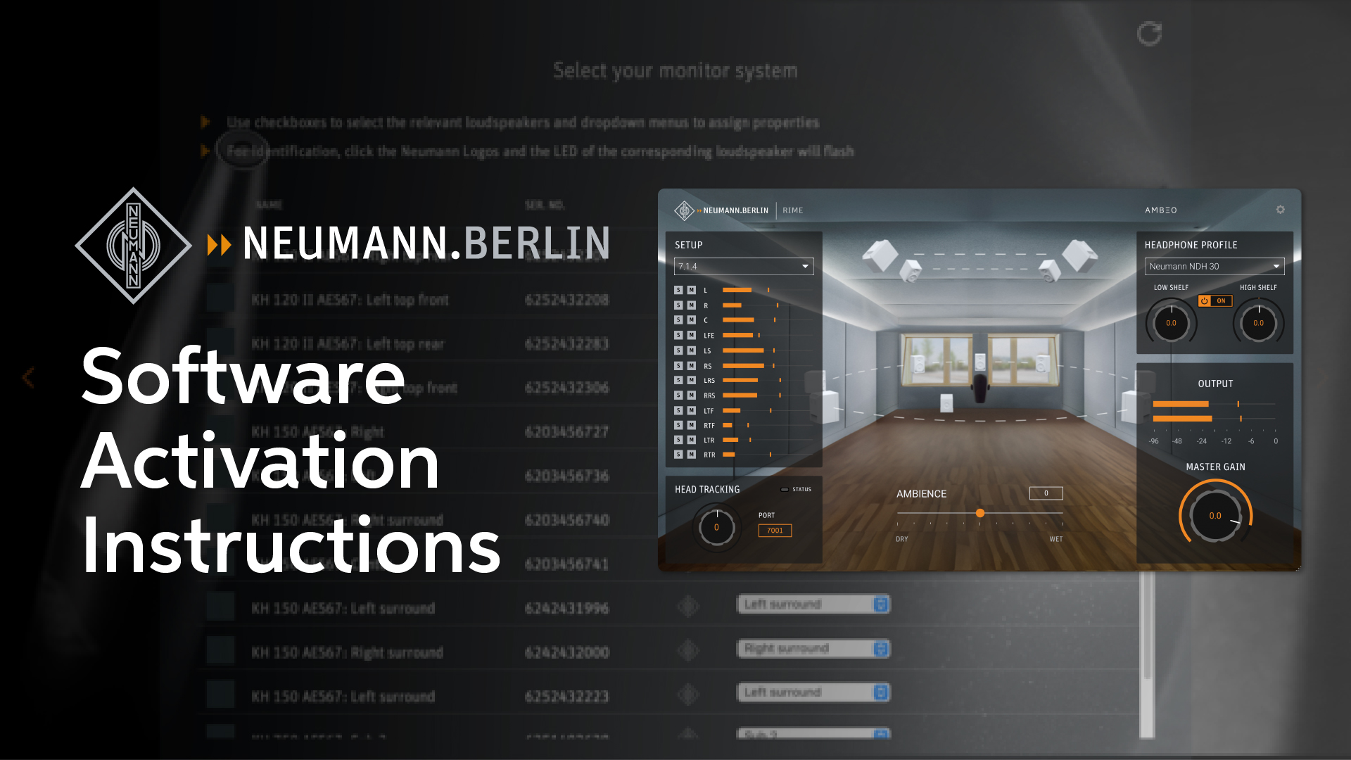 Neumann Software Activation Instructions | Sweetwater